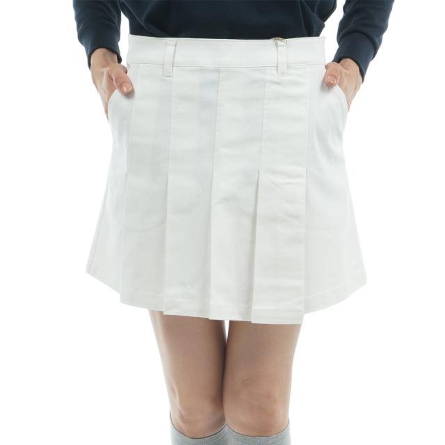 ロサーセン　ROSASEN　ストレッチ アシンメトリー プリーツスカート　レディス