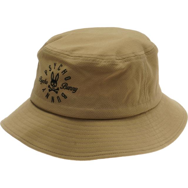 サイコバニー　PSYCHO BUNNY　GOLF サークルロゴ ストレッチバケットハット