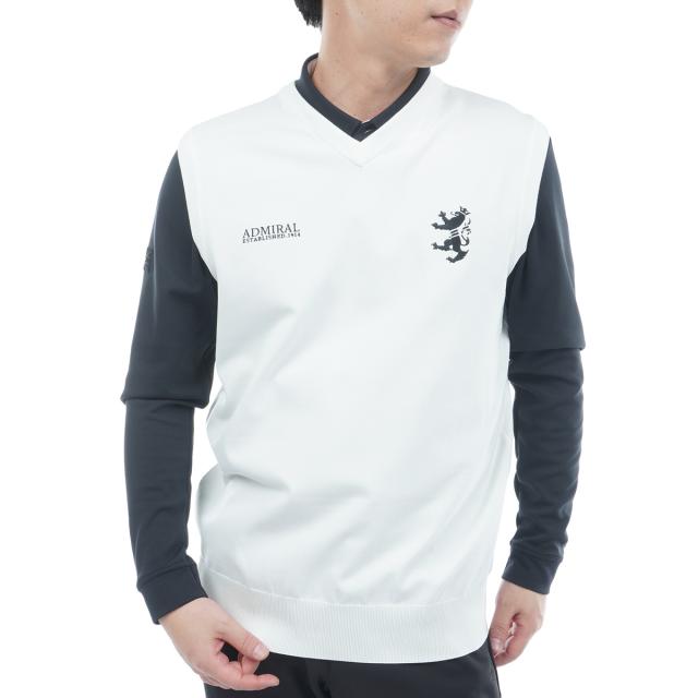アドミラル　Admiral　ストレッチ パフォーマンス 浅Vニットベスト