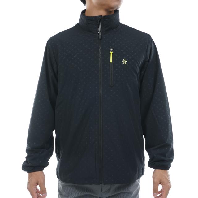 マンシングウェア　Munsingwear　ストレッチ エンボス柄ブルゾン