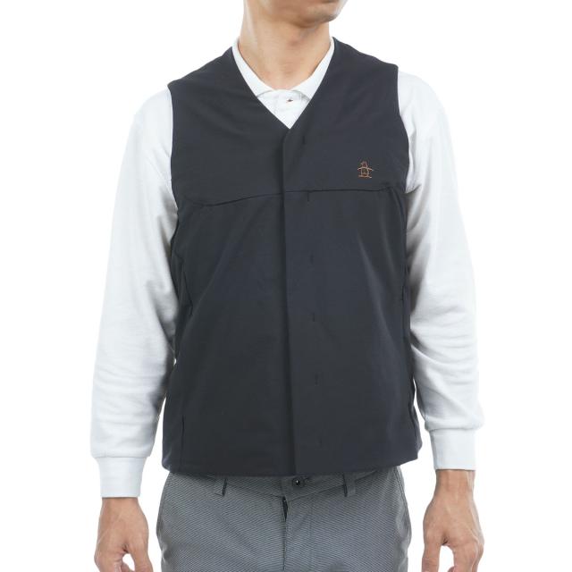 マンシングウェア　Munsingwear　ストレッチ スマートパディング HEATNAVI 裏起毛 アウターベスト