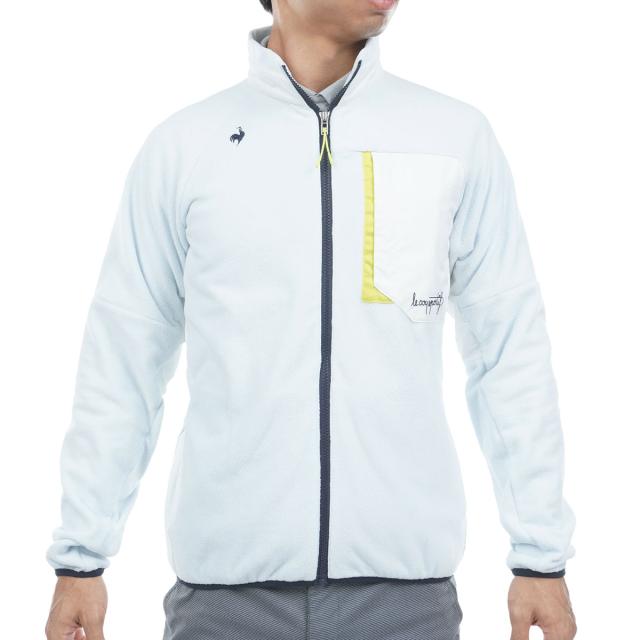 ルコックスポルティフ ゴルフ　Le coq sportif GOLF　ストレッチ ハイブリッドフリースジャケット