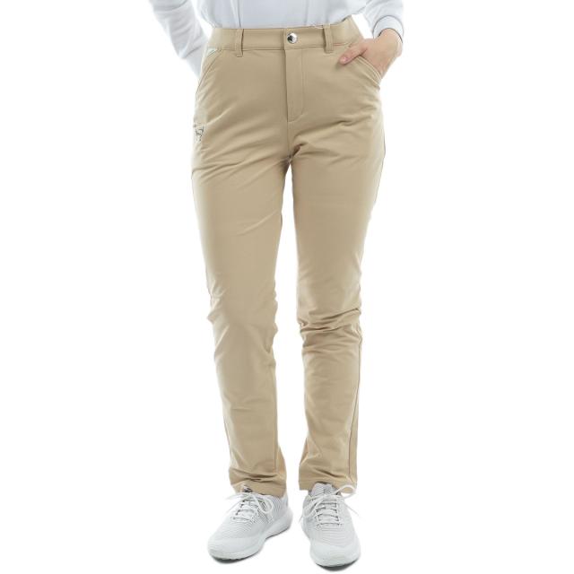 ルコックスポルティフ ゴルフ　Le coq sportif GOLF　ストレッチ 裏起毛ロングパンツ　レディス