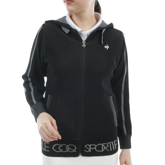 ルコックスポルティフ ゴルフ　Le coq sportif GOLF　フルジップフーディーセーター　レディス