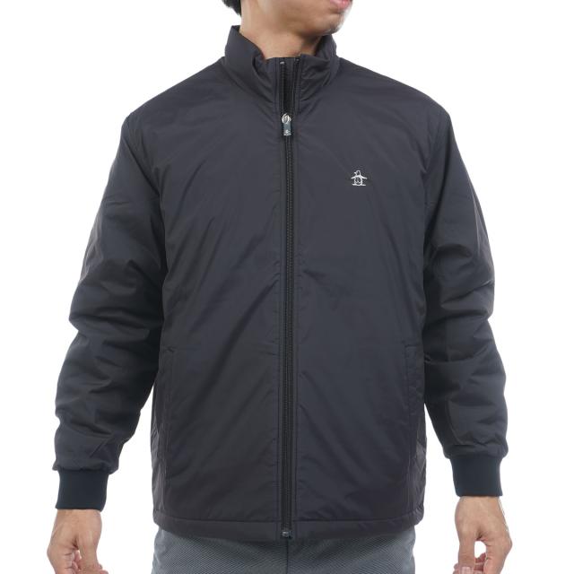 マンシングウェア　Munsingwear　ストレッチ 裏キルティング前開きブルゾン