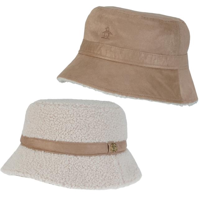 マンシングウェア　Munsingwear　リバーシブル ボアバケットハット　レディス