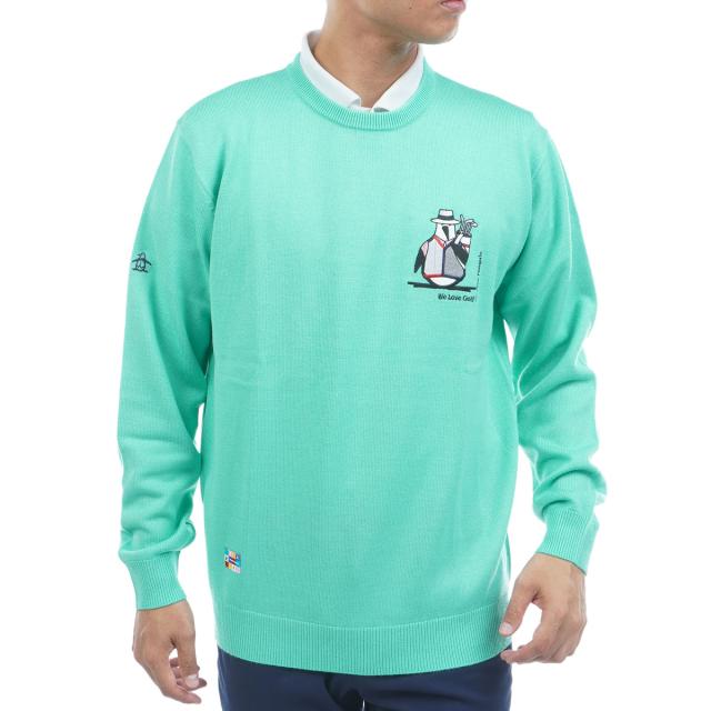 マンシングウェア　Munsingwear　アーカイブペンギン刺繍 クルーネックセーター