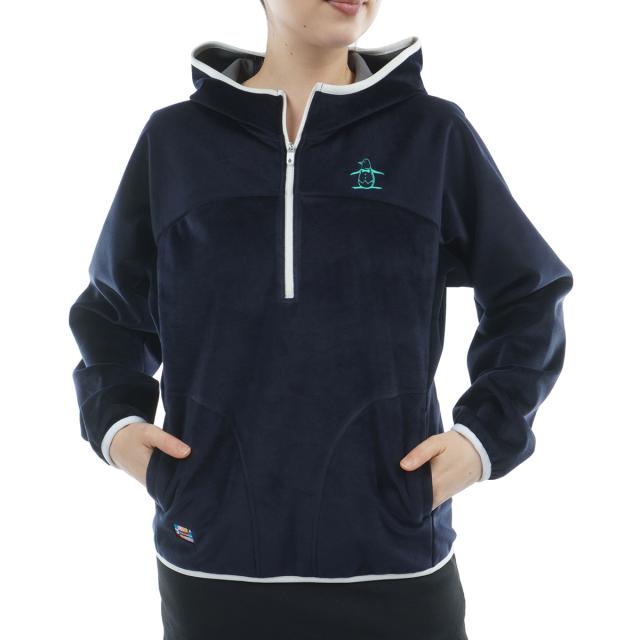 マンシングウェア　Munsingwear　ストレッチ フリース フーディー　レディス