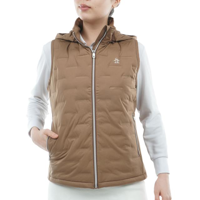 マンシングウェア　Munsingwear　ストレッチ HEAT NAVI ARTECH SHELL 中綿アウターベスト　レディス