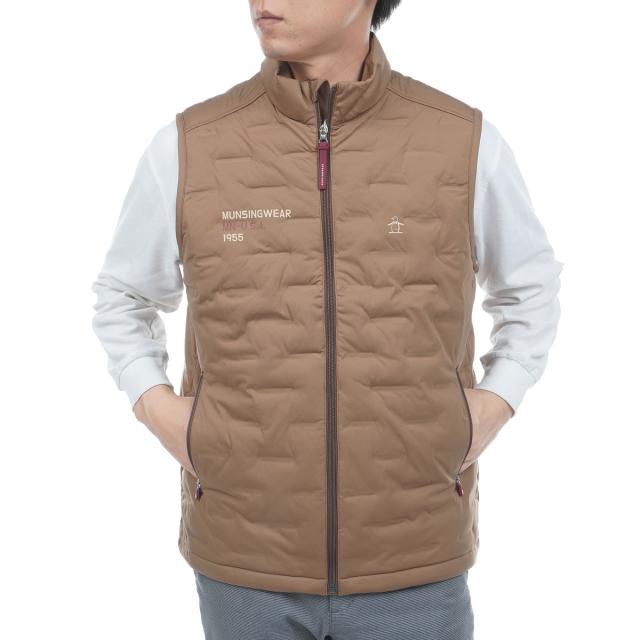 マンシングウェア　Munsingwear　ストレッチ HEAT NAVI ARTECH SHELL 中綿アウターベスト