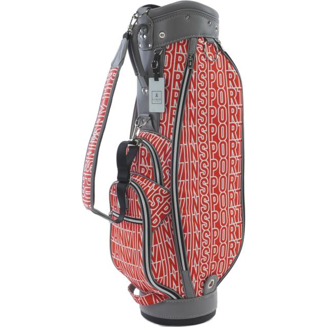 ランバン スポール　LANVIN SPORT　ロゴデザインキャディバッグ　レディス