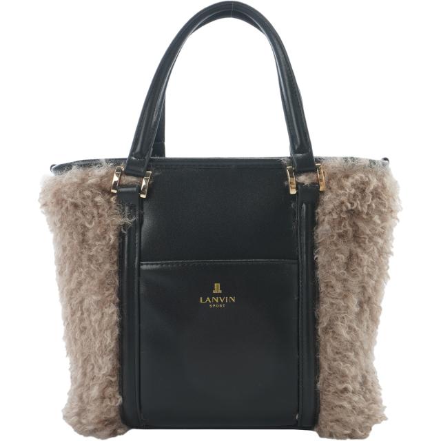 ランバン スポール　LANVIN SPORT　アールデコ100周年 フェイクファーカートバッグ