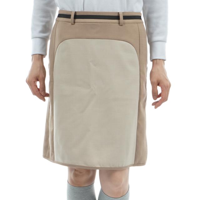 ランバン スポール　LANVIN SPORT　ストレッチ 長め丈スカート　レディス