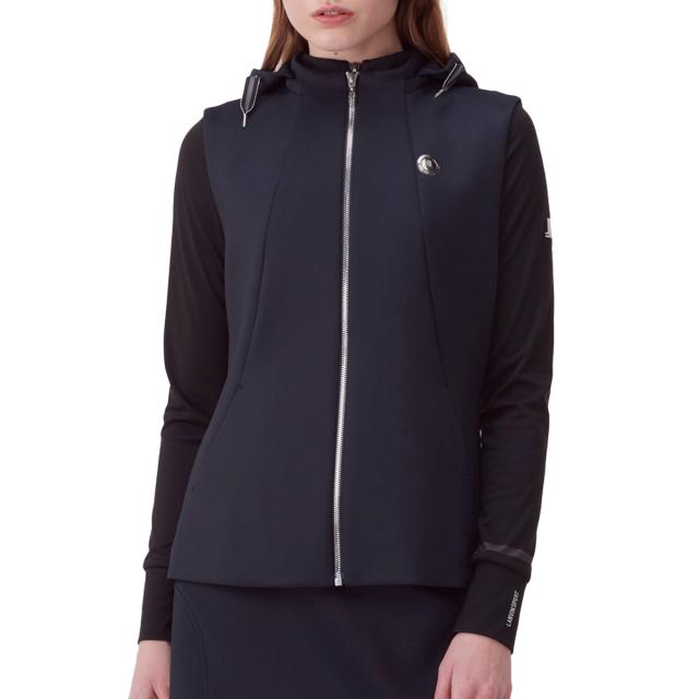 ランバン スポール　LANVIN SPORT　2WAY ダンボールニットアウターベスト　レディス