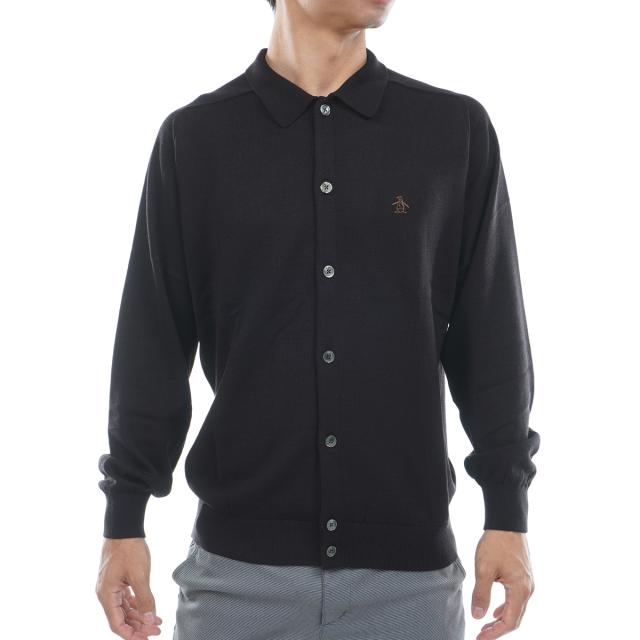 ペンギン バイ マンシングウェア　Penguin by Munsingwear　サドルショルダー ポロカーディガン