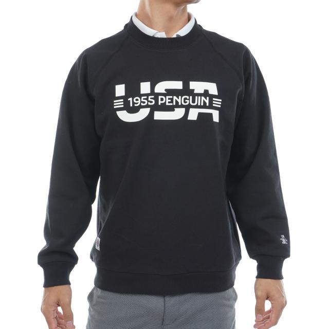 ペンギン バイ マンシングウェア　Penguin by Munsingwear　裏起毛 USA クルーネックスウェットシャツ