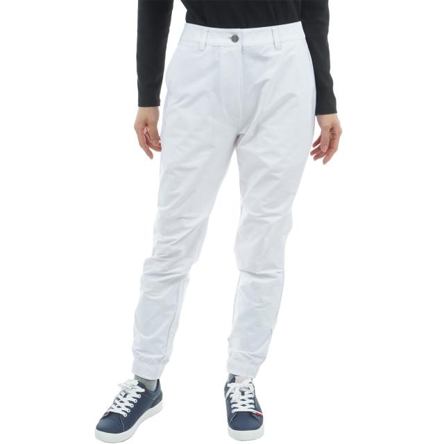 トミー ヒルフィガー ゴルフ　  GOLF　ストレッチ 裾ロゴゴム ロングパンツ　レディス