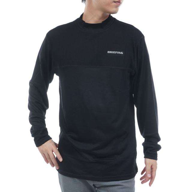 ブリーフィング　BRIEFING　ウール ハイネック長袖シャツ