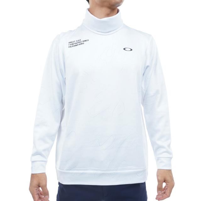 オークリー　OAKLEY　OAKLEY ELEVATION ストレッチ 裏起毛 ハイネック長袖シャツ