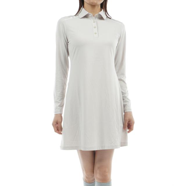 J.リンドバーグ　J.LINDEBERG　ストレッチ ブリッジ長袖ワンピース　レディス