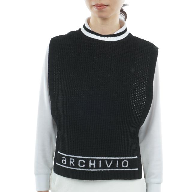 アルチビオ　archivio　モールニットメッシュベスト　レディス