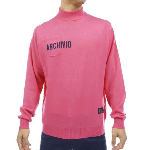 アルチビオ　archivio　ロゴポケットプルオーバーセーター