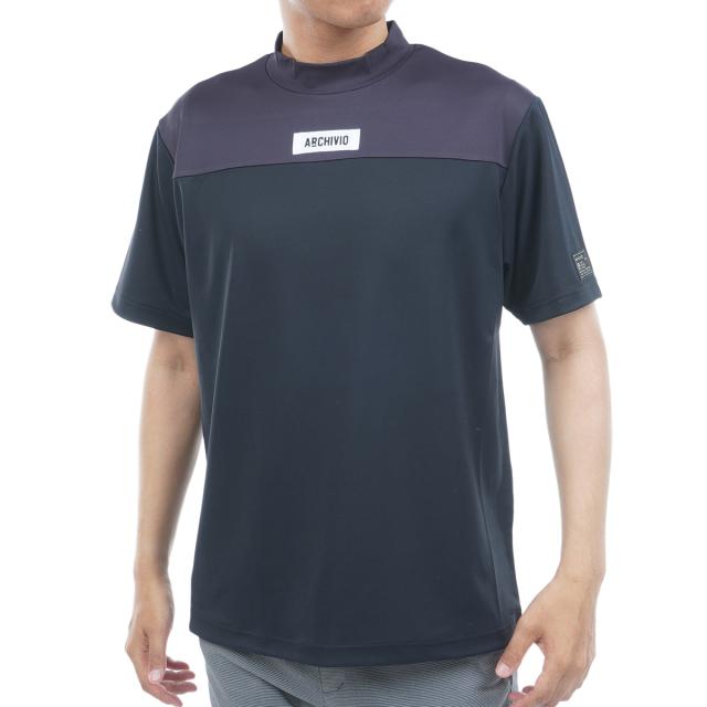 アルチビオ　archivio　胸切替UV冷感プルオーバー半袖シャツ