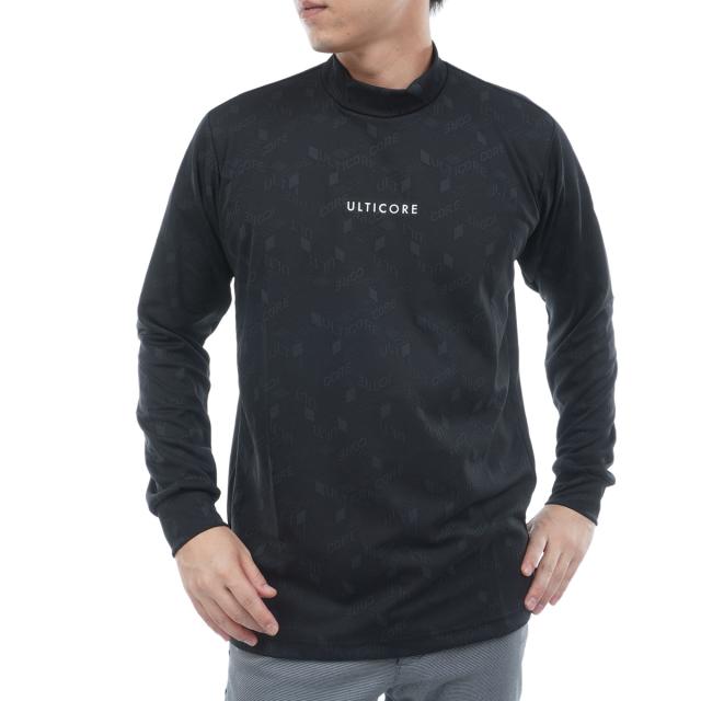 ブリヂストン　BRIDGESTONE GOLF ULTICORE　4Dimotion Fit Split ストレッチ ラグランスリーブ モックネック長袖シャツ