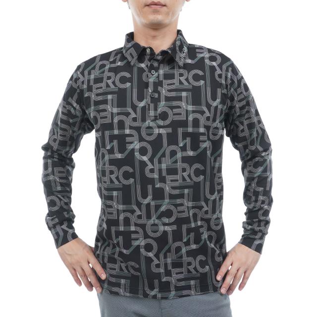 ブリヂストン　BRIDGESTONE GOLF ULTICORE　4Dimotion Fit Split ストレッチ ラグランスリーブ 共衿長袖ポロシャツ