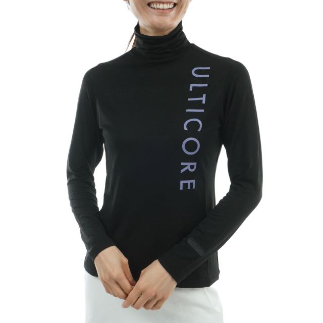 ブリヂストン　BRIDGESTONE GOLF ULTICORE　4Dimotion Fit Split ストレッチ ラグランスリーブ タートルネック長袖シャツ　レディス