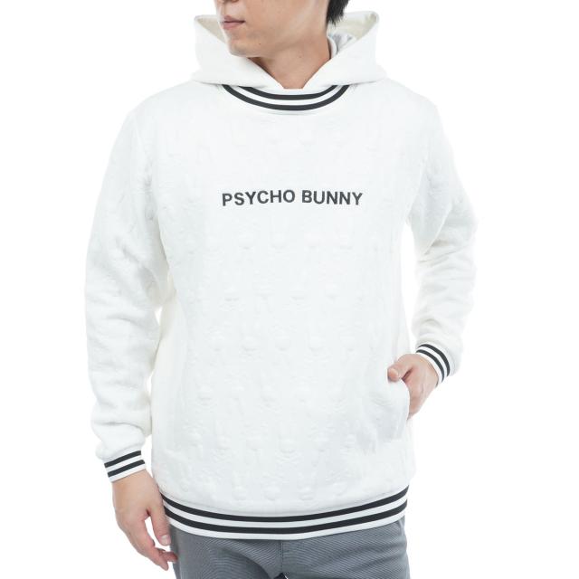 サイコバニー　PSYCHO BUNNY　GOLF エンボスジャカードパーカー