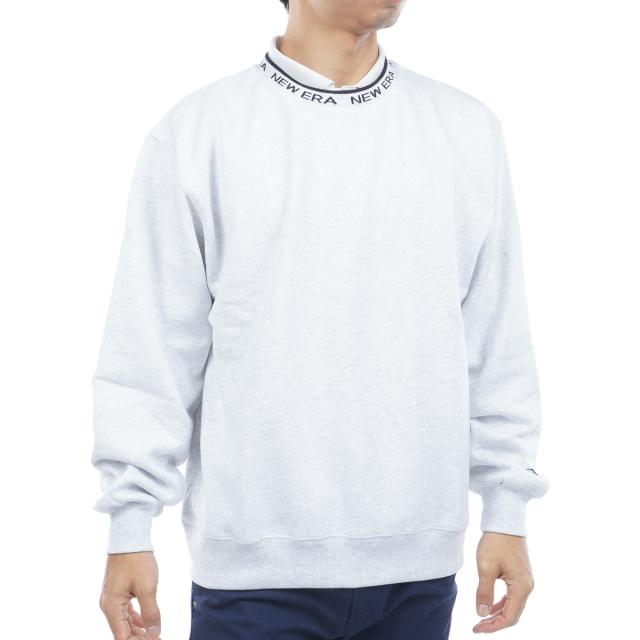 ニューエラ　NEW ERA　OS BRU SW CN 裏起毛 ジャカードロゴ クルーネックトレーナー