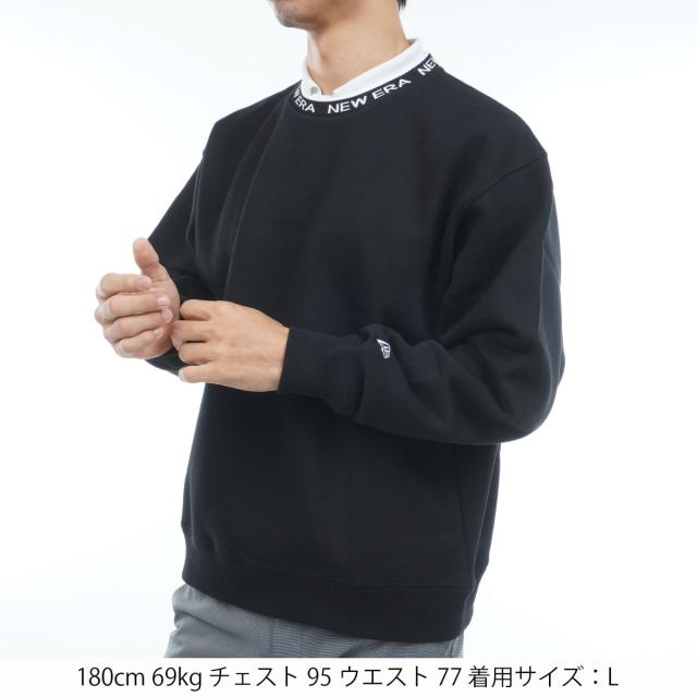 ニューエラ NEW ERA OS BRU SW CN 裏起毛 ジャカードロゴ クルーネック