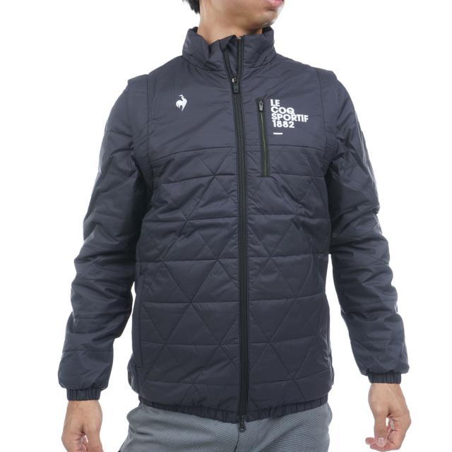 ルコックスポルティフ ゴルフ　Le coq sportif GOLF　WEB限定カラー ストレッチ 中綿 2WAYブルゾン
