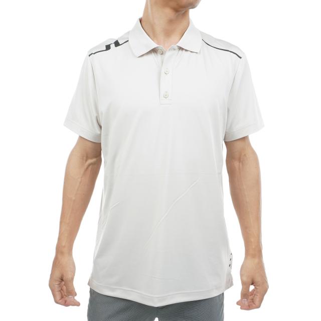 J.リンドバーグ　J.LINDEBERG　ストレッチ JL×ストライププリント半袖ポロシャツ