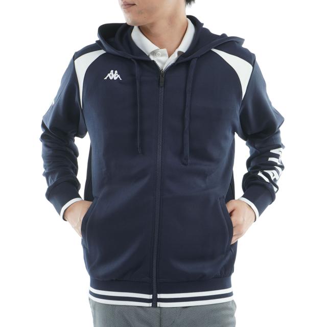 カッパ　Kappa　ストレッチ ダンボールニット スウェットパーカー