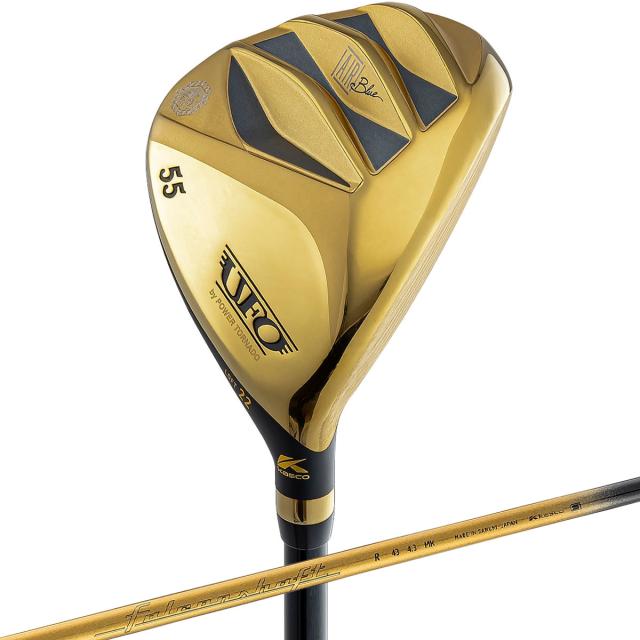 キャスコ　POWER TORNADO　UFO by POWER TORNADO AIR Blue ユーティリティ ゴールドIP仕上げ Falcon shaft AIR UT　シャフト：Falcon s…