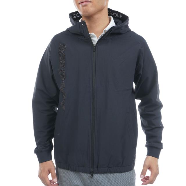 エスワイサーティトゥ バイ スウィートイヤーズ　SY32 by SWEET YEARS　ストレッチ ストームフリース PRO EMB ジップフーディー