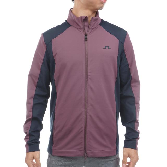 J.リンドバーグ　J.LINDEBERG　ストレッチ 裏起毛 カラーブロックミッドレイヤー