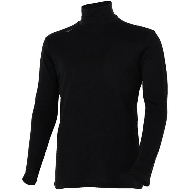 ミズノ　MIZUNO　ストレッチ バイオネクスト ブレスサーモウール ハイネック長袖アンダーシャツ