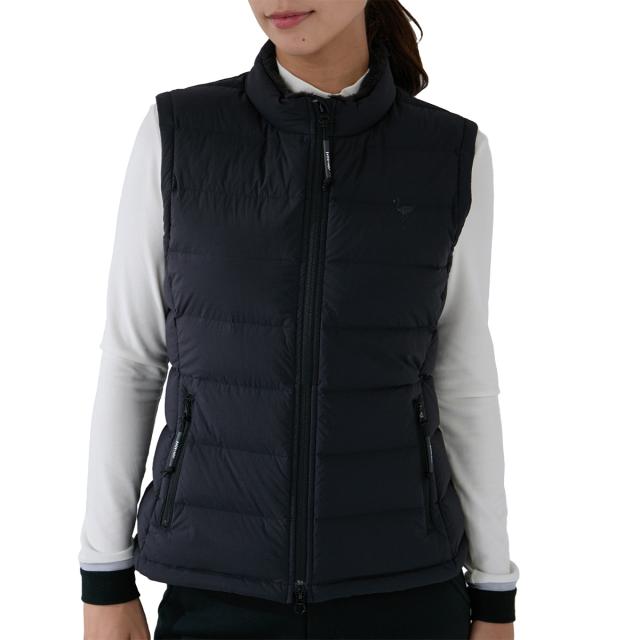 ジュン アンド ロペ　JUN & ROPE　ストレッチ ダウン二重織タフタベスト　レディス