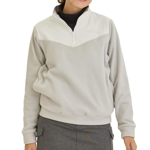 デルソルゴルフ　DELSOL GOLF　ハーフジップ フリースプルオーバー　レディス