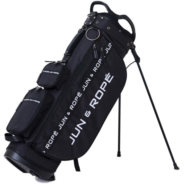 ジュン アンド ロペ　JUN & ROPE　裏起毛 ロゴテープスタンドキャディバッグ