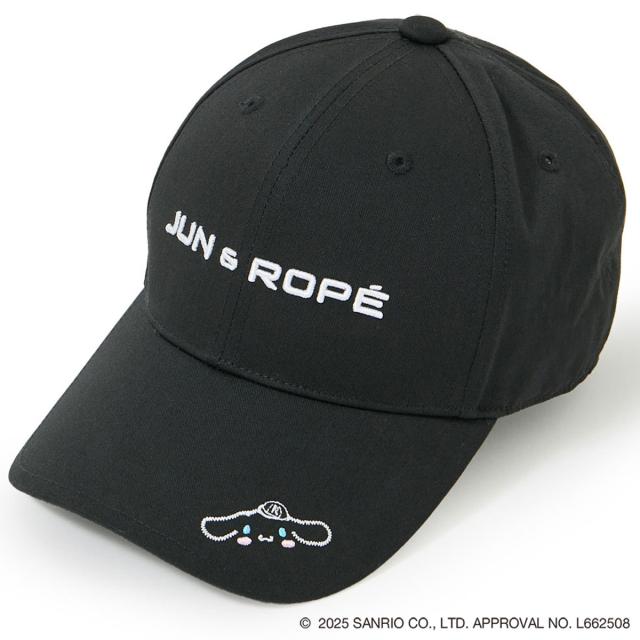 ジュン アンド ロペ　JUN & ROPE　シナモロール 刺繍入りキャップ　レディス