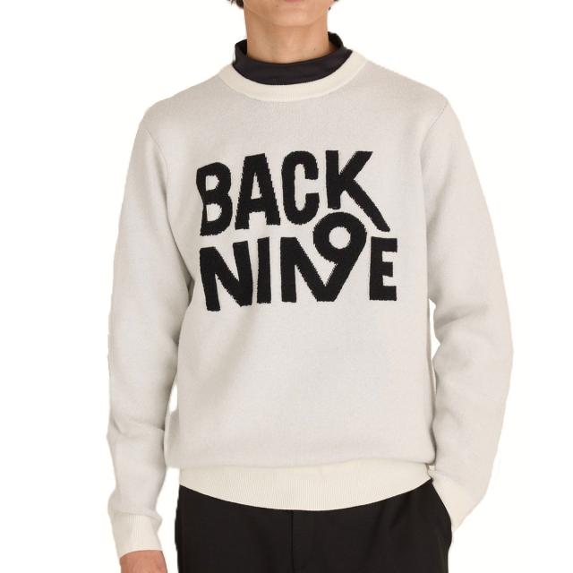 デルソルゴルフ　DELSOL GOLF　ジャカードクルーネックセーター