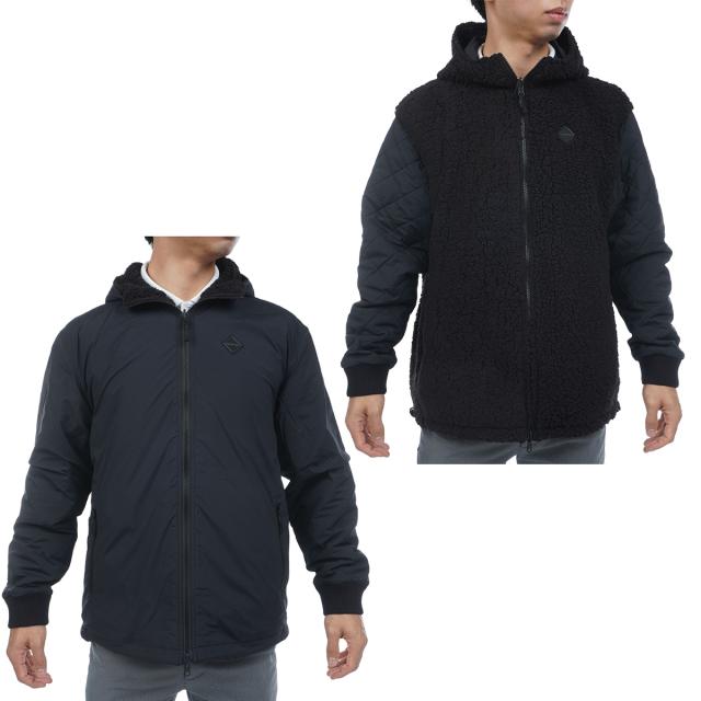 ブリーフィング　BRIEFING　HOL ボア キルテッド リバーシブルパーカー