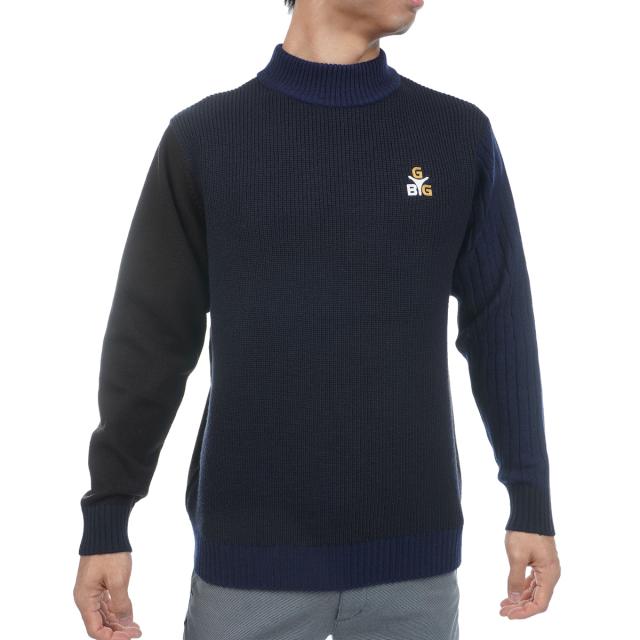 ゴールデンベア　GB GOLF　SPIKE ハイネックセーター