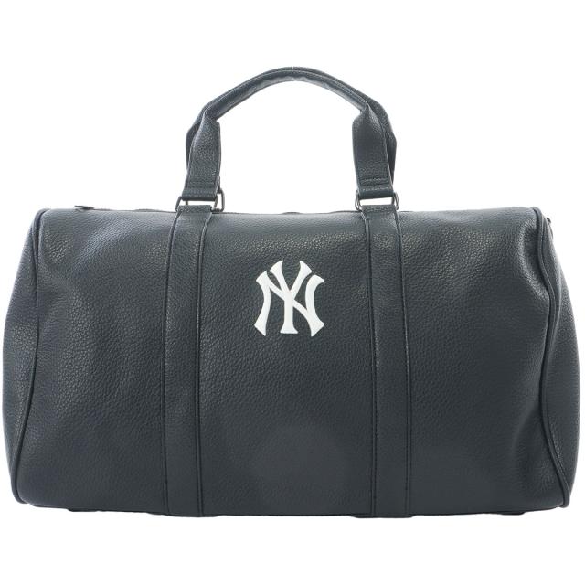 メジャーリーグベースボール　Major League Baseball　MLBヤンキース シボ生地ボストンバッグ