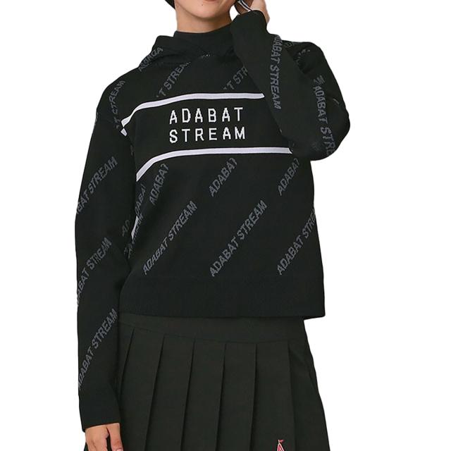 アダバットストリーム　ADABAT STREAM　STREAMサインロゴニットフーディー　レディス