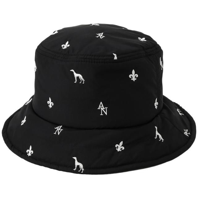 アダバットネイビー　ADABAT NAVY　エンブロイダリーモノグラムハット　レディス